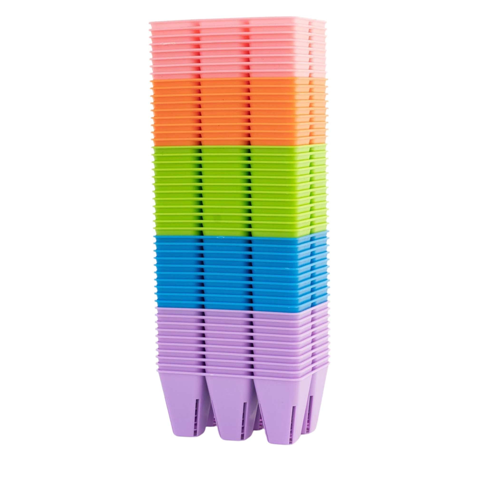 6 Cell Plug Tray Inserts Colors – Next Level Gardening